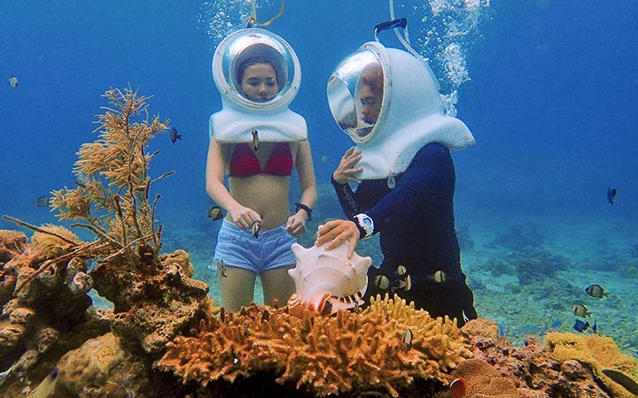 Rakso Travel - BORACAY HELMET DIVING